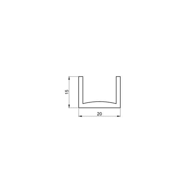 SP68 - U Shape Profile - SMD - we open doors