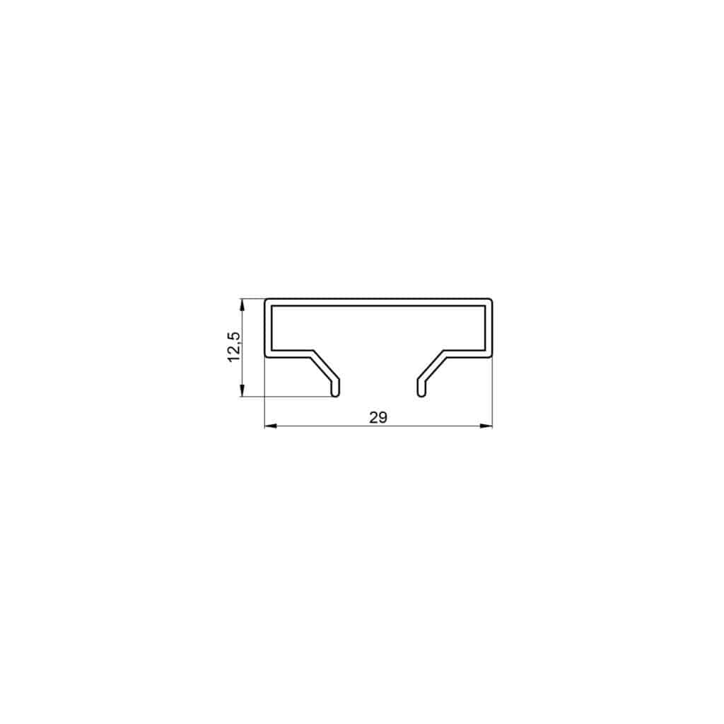 SP86 - Guide Rail Profile - SMD - we open doors