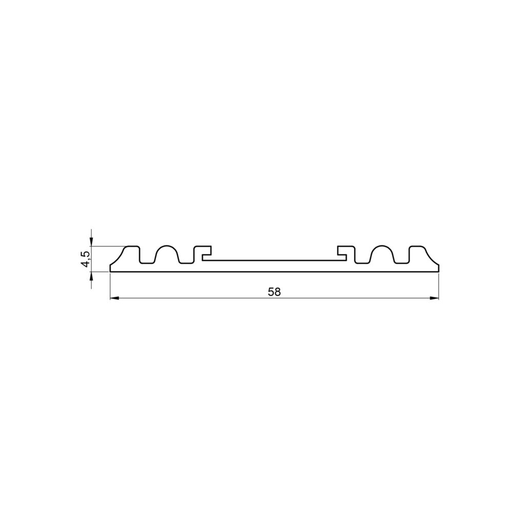 SP92 - Guide Rail Profile - SMD - we open doors